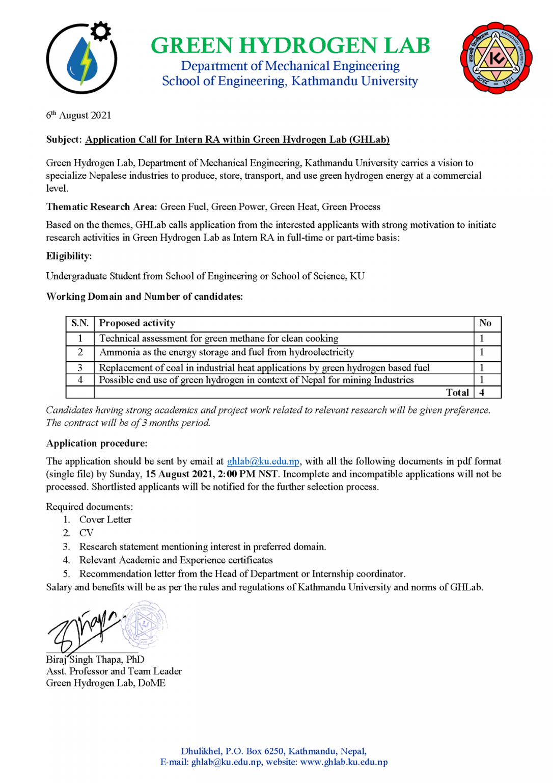 application-call-for-intern-research-assistant/ – Green Hydrogen Lab