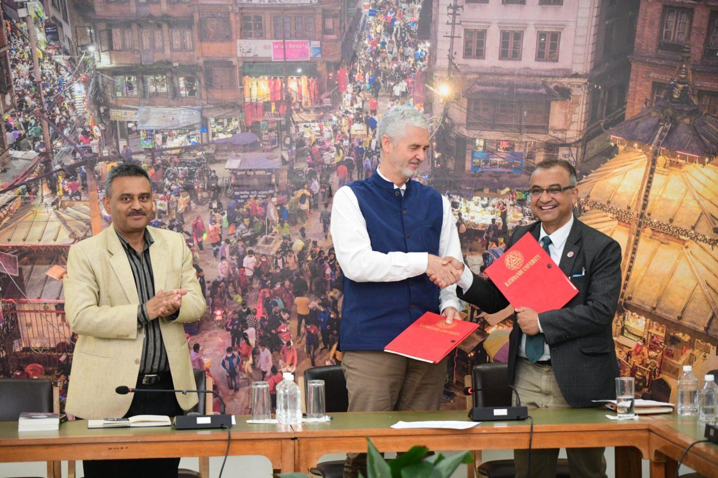 Letter of Agreement (LOA) Signing Ceremony held between Kathmandu University (KU) and Global ...